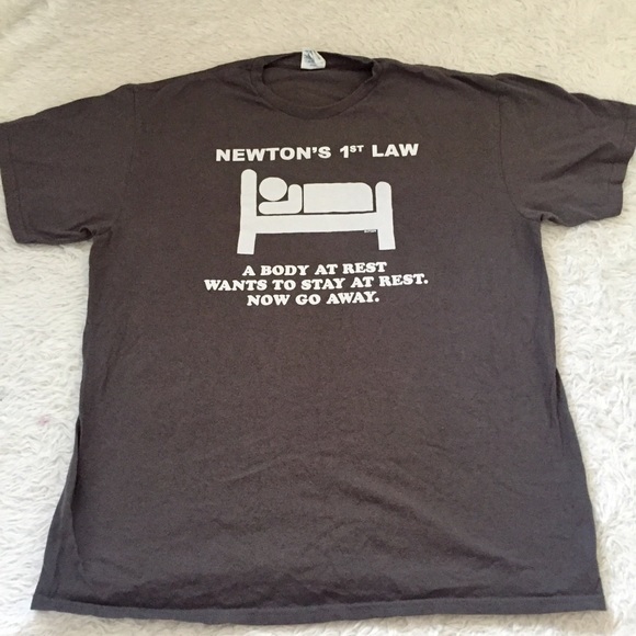 Delta | Tops | 35 Science Physics Shirt Gray | Poshmark
